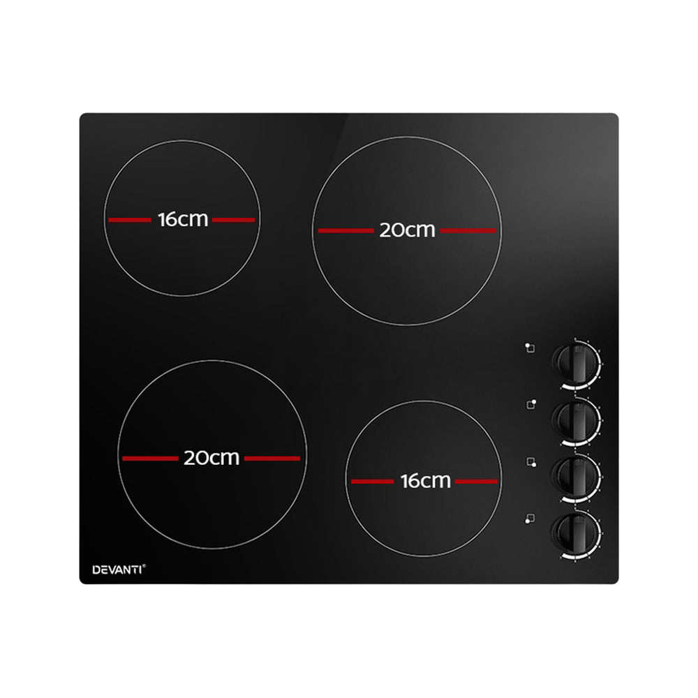 Devanti Electric Ceramic Cooktop 60cm