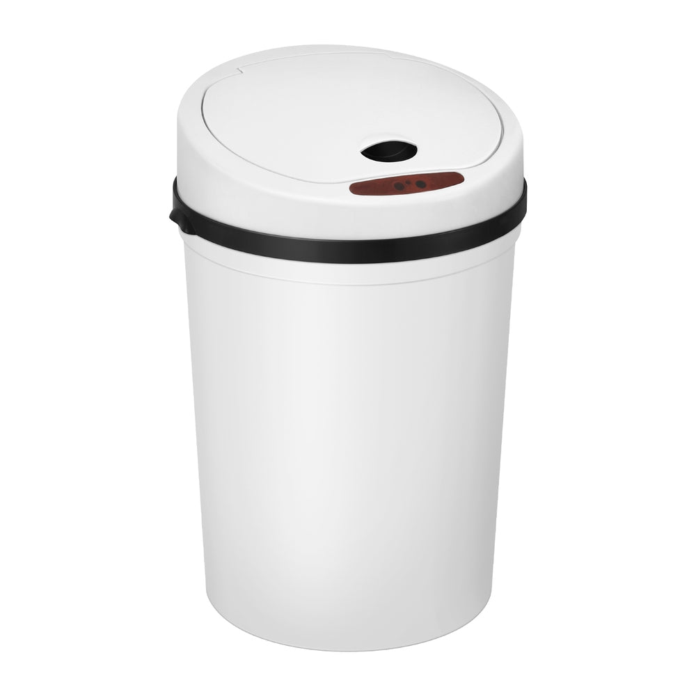 Devanti Sensor Bin Motion Rubbish Bins Kitchen Automatic Trash Can Whi
