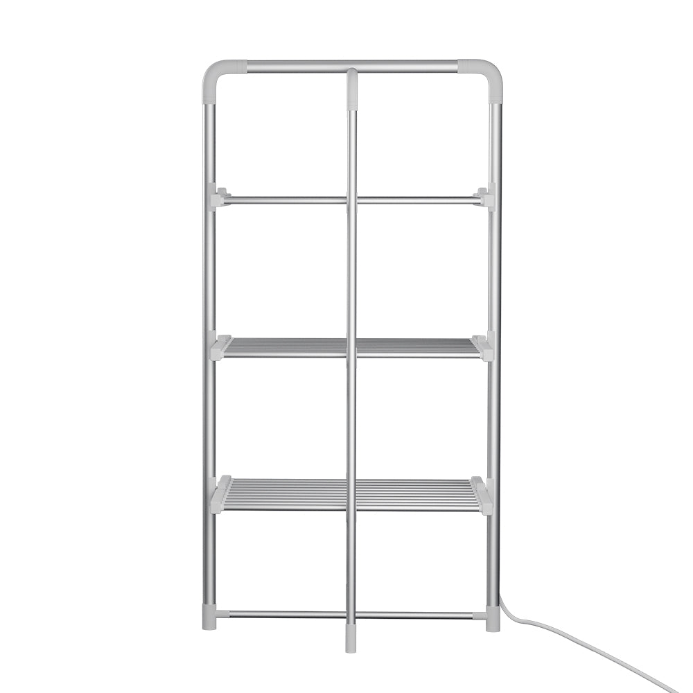 Devanti Electric Heated Towel Rail Rack 30 Bars Foldable Clothes Dry W
